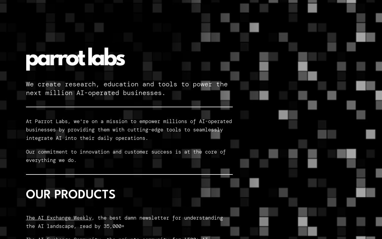 Welcome to Parrot Labs